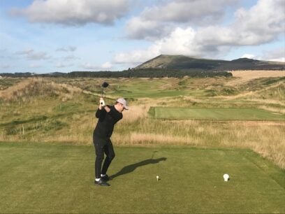 Meeting Lord and Lady Balniel at Balcarres Estate House