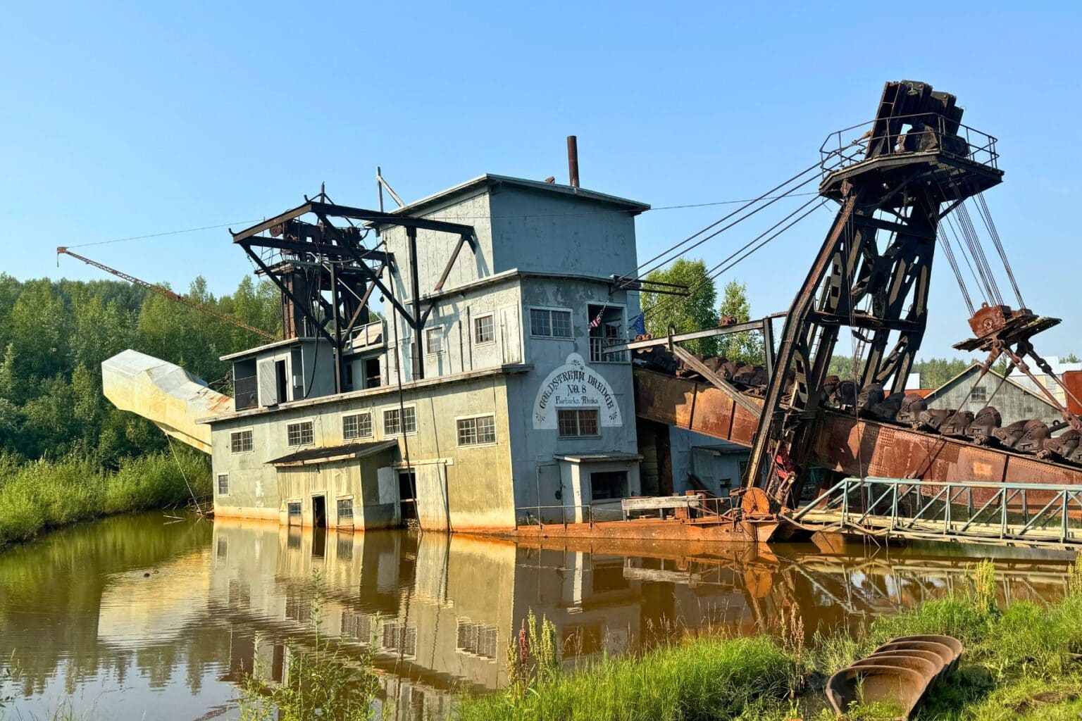 Pan for Gold and Explore Alaska's Mining History at Gold Dredge 8