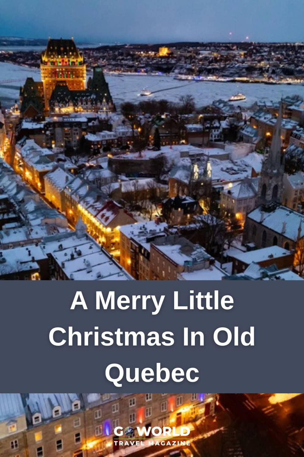Old Quebec Christmas: German Market, Skating, Frontenac